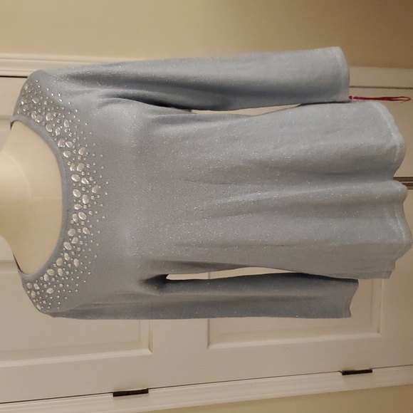 Ruby Rd. | Sweaters | Ruby Rd Rhinestone Embellished Sweater | Poshmark